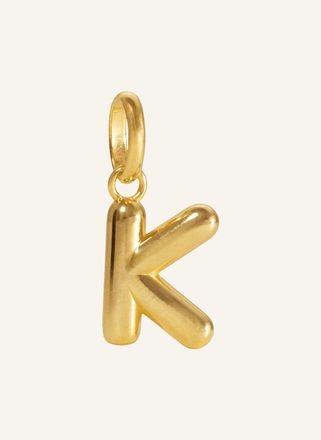 Pompidou Anh&auml;nger Puffy Letter K By Glambou gold