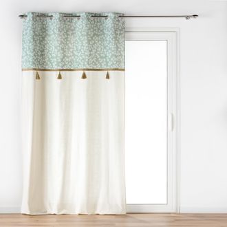 Douceur d'Int&eacute;rieur Vivoline &Ouml;senvorhang (140 x 240 cm), Baumwolle/Polyester mit oberem Abschluss