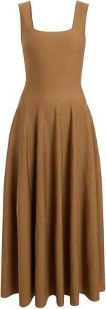 Khaite robe Jodie - Marron