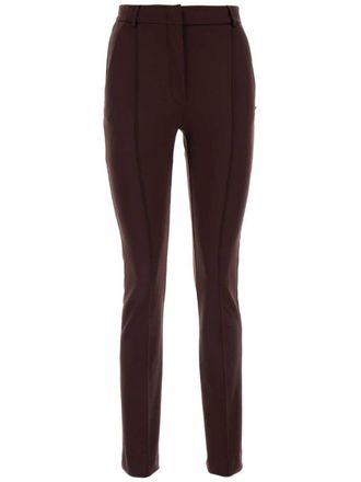 Sportmax pantalon Ricetta &agrave; coupe skinny - Marron