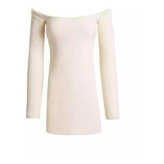 Khaite Woll Mini Kleid Octavia - - Dresses - Damen - Wei&szlig; - M