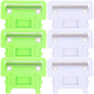 BESTONZON 6stücke Teiliges Ersatzklingen Für Obst Und Gemüseschäler Multifunktionale Schälerklingen Kompakte Klingen Für Kartoffeln Karotten Und Mehr Praktische