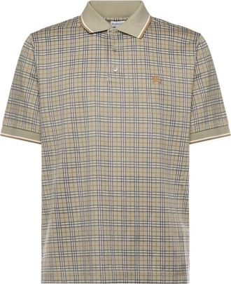 Burberry Homme, Tops, Beige, Taille: 2XL Polo Chemises