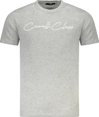 Cavalli Kurz&auml;rmeliges T-Shirt - - Tops - Herren - Grau - L