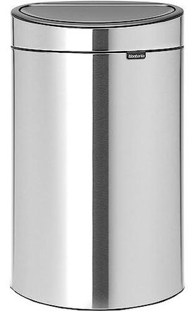 Brabantia 100680 Touch Bin Poubelle recycle Acier Inoxydable Acier Mat 44 x 30,5 x 71,5 cm