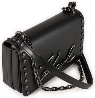 Karl Lagerfeld Sac &agrave; bandouli&egrave;re en cuir