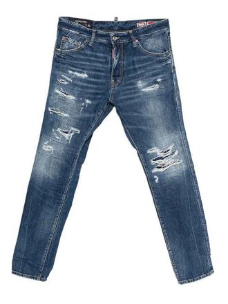 Dsquared2 Jean Droit - Bleu