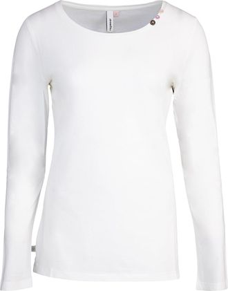 Ragwear Fllorah GOTS Longsleeve Damen (DE/NL/SE/PL, Alphanumerisch, XL, Regular, Regular, White)