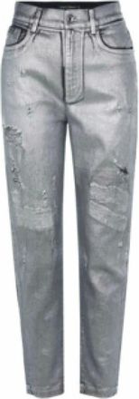 Dolce & Gabbana Damen, Jeans, Grau, 3XSGröße