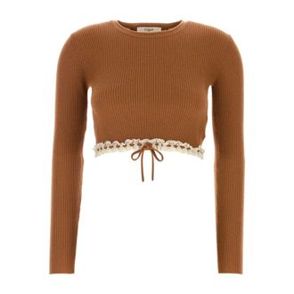 Chlo&eacute; Damen, Strickwaren, Braun, SGr&ouml;&szlig;e