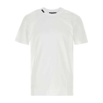 Dolce & Gabbana Baumwoll-T-Shirt - - Tops - Herren - Wei&szlig; - XL