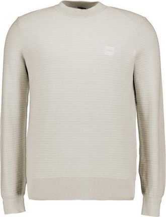 Boss Orange by Hugo Boss BOSS Orange Herren Pullover beige unifarben