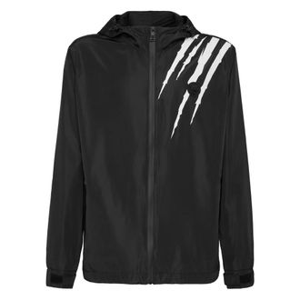 Plein Sport Nylon Jacke Scratch - - Sport - Herren - Schwarzk - 3XL