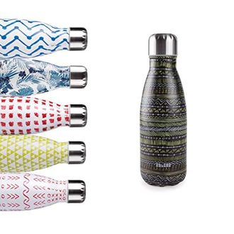 Ibili Ibili - Bouteille Isotherme Lagos, 350 ml, Acier Inoxydable 18/10, Double Paroi, R&eacute;utilisable