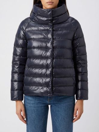 Herno Kurze Sofia Daunenjacke aus ultraleichtem Nylon mit Stehkragen