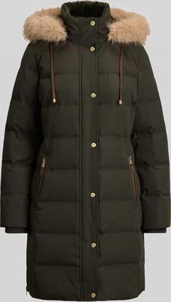 Lauren Ralph Lauren Regular Fit Daunenmantel mit Besatz aus Webpelz