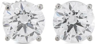 Luxury Bazaar diamond stud earrings - Silber