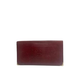 Balenciaga Porte-cartes Vintage en Cuir Pre-owned - Femme - Pre-owned - Rouge - Taille: ONE Size