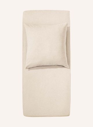 Hessnatur Hessnatur Biber-Spannbett-Tuch beige