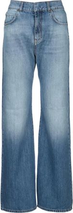 Pinko Pinko, Femme, Jeans, Bleu, Taille: W30 Wanda Wide Leg