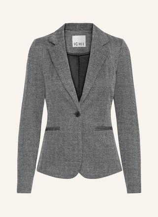 Ichi Jacquard-Blazer Ihkate grau