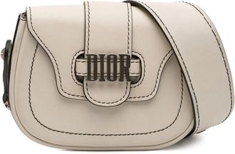 Dior Hobo Bags - Mini Leather D Fence Saddle Bag - Gr. unisize - in Wei&szlig; - f&uuml;r Damen