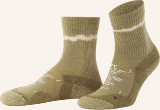 SATISFY Satisfy Laufsocken Merino Nylon Tube Mit Merinowolle gruen