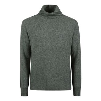 Altea Rollkragenpullover Regular Fit - - Knitwear - Herren - Gr&uuml;n - L