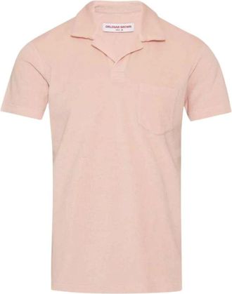 Orlebar Brown Homme, Tops, Rose, Taille: M O.B Hero Polo