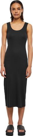 Urban Classics Damen Kleid Ladies Rib Top Dress, langes Kleid für Frauen, ärmellos, erhältlich in verschiedenen Farbvarianten, Größen XS-5XL