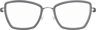 Lindberg Femme, Accessoires, Gris, Taille: 48 MM Karla Optical Frame