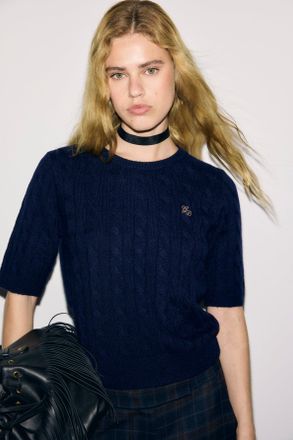Gerard Darel Pull &agrave; torsades - RAISA - Marine