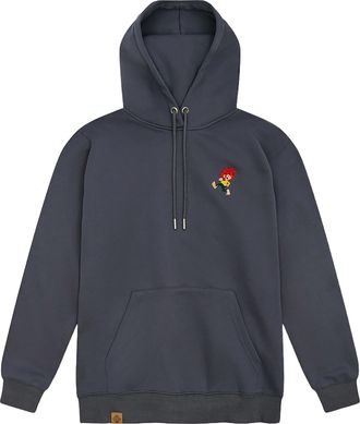 Bavarian Caps Unisex Grantig by Nature V2 Hoodie, graublau, S