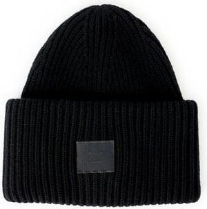 Acne Studios Bonnet en laine m&eacute;lang&eacute;e
