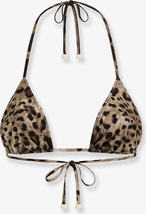 Dolce & Gabbana Bikini Top with animal print - DOLCE & GABBANA - gender_Woman