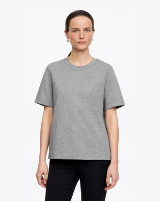 Arket PEARL Schweres T-Shirt -Grau
