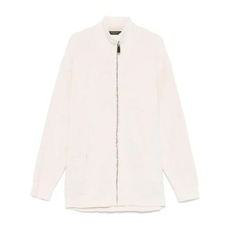 Balenciaga Zip-Up Strickpullover - - Sweatshirts & Hoodies - Herren - Beige - XS