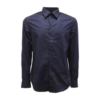 Armani Camicia Emporio Modern Fit Shirt E - - Shirts - Herren - Blau - S