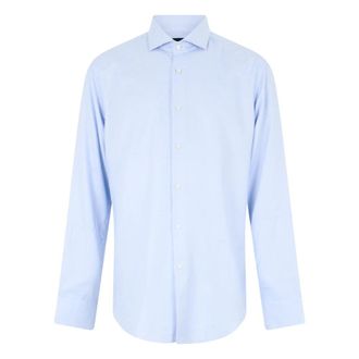 HUGO BOSS Regular-Fit Businesshemd aus strukturierter Baumwolle - - Shirts - Herren - Blau - 3XL