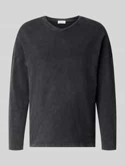 American Vintage Longsleeve mit &uuml;berschnittenen Schultern Modell SONOMA