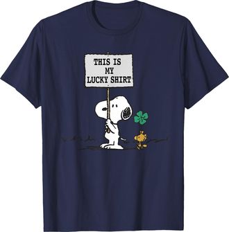 Peanuts St Patricks Day Das ist mein Glücks T-Shirt