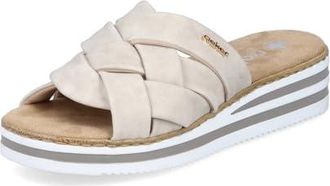 Rieker Mules pour femme V0208, Beige 60., 39 EU Étroit