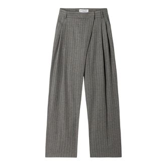 Cambio Eternity Wide Pantalons - Femme - Pantalons - Gris - Taille: 42 FR L32