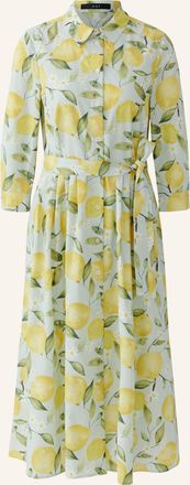 Oui Hemdblusenkleid Mit 3/4-Arm gruen