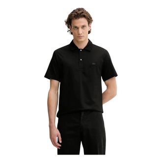 Lacoste Polo Col Ouvert Paris Coupe Classique - Homme - Tops - Noir - Taille: S