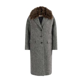 Max Mara Wkitasca Mantel - - Coats - Damen - Grau - 3XS