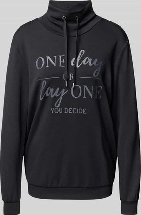 Soyaconcept Sweatshirt mit Stehkragen und Tunnelzug Modell BANU