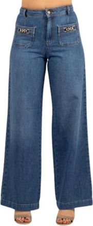 Nenette Femme, Jeans, Bleu, Taille: W30 Jeans Donna Nenette