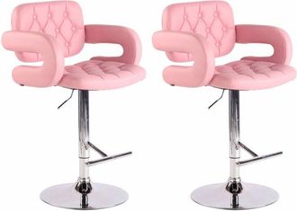 Clp 2er Set Barhocker Dublin pink