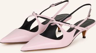 Proenza Schouler Slingpumps Slash rosa
